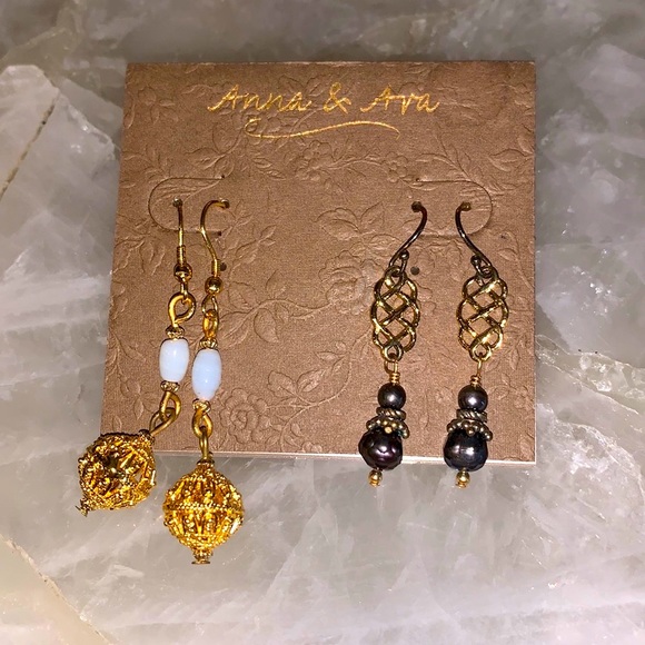 Anna & Ava | Jewelry | Anna Ava Set Of Earrings Brand New | Poshmark